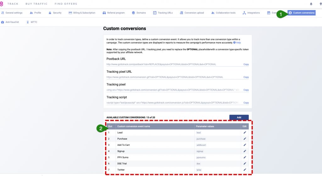 How to Setup Conversions Tracking Using Voluum - LeadsHook Knowledge Base